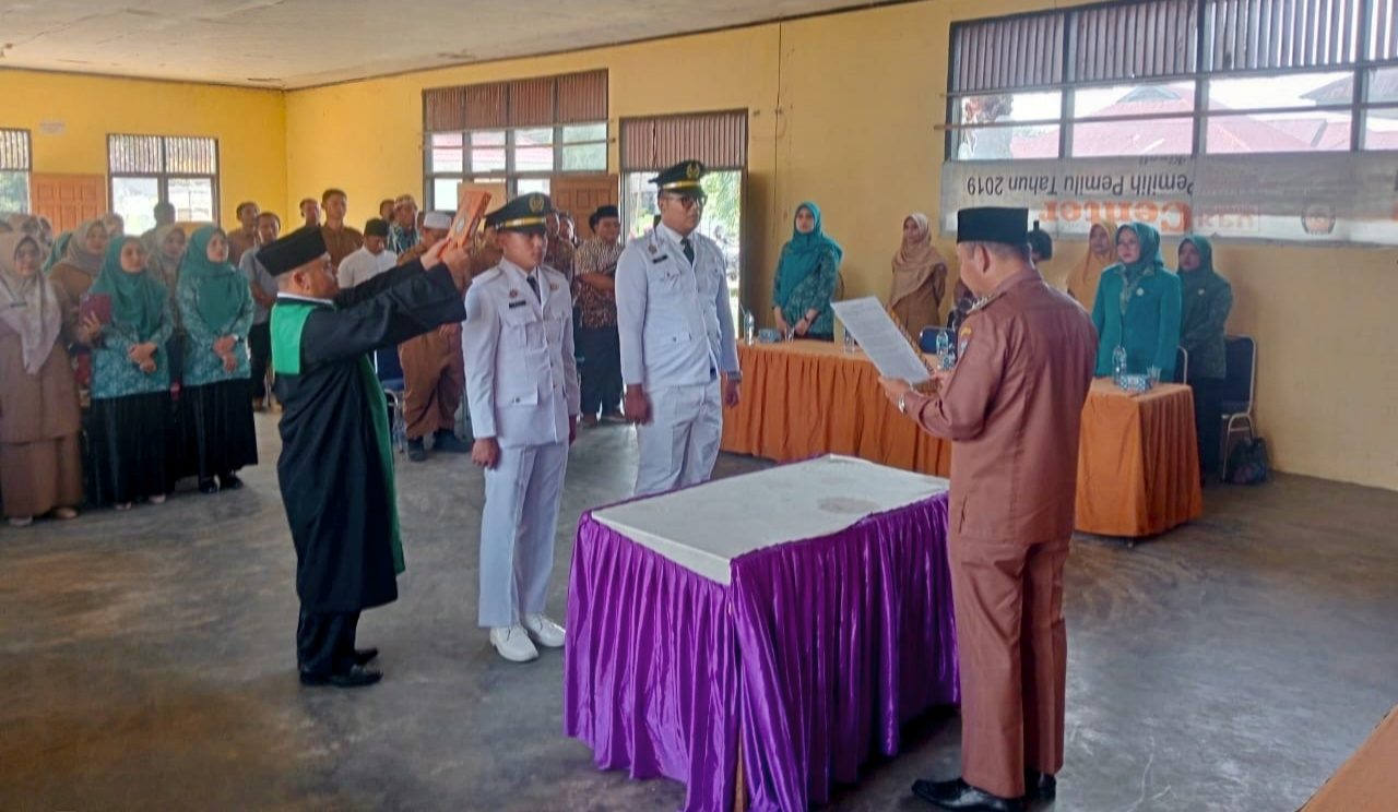 Camat Kinali Lantik Pj Wali Nagari Mudiak Labuah dan Ampek Koto